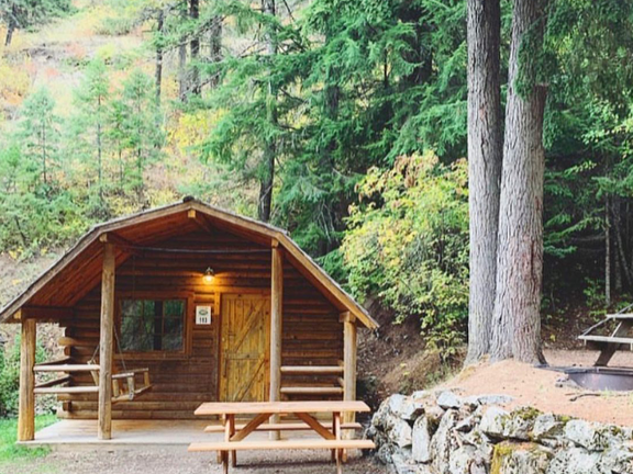 Campsites & Cabins - Camp Coeur d'Alene